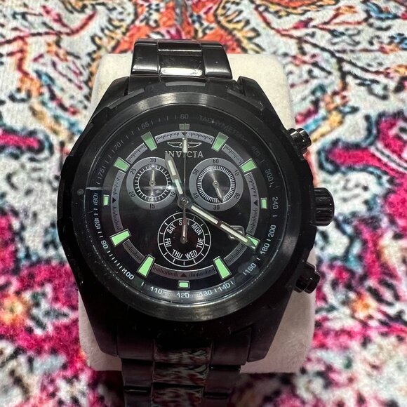 Invicta | Accessories | Invicta Trinite Night Glow Mens Watch | Poshmark